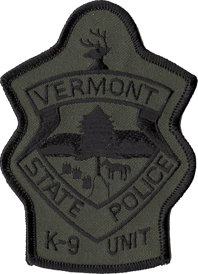 Vermont State Police K9 Unit Patch