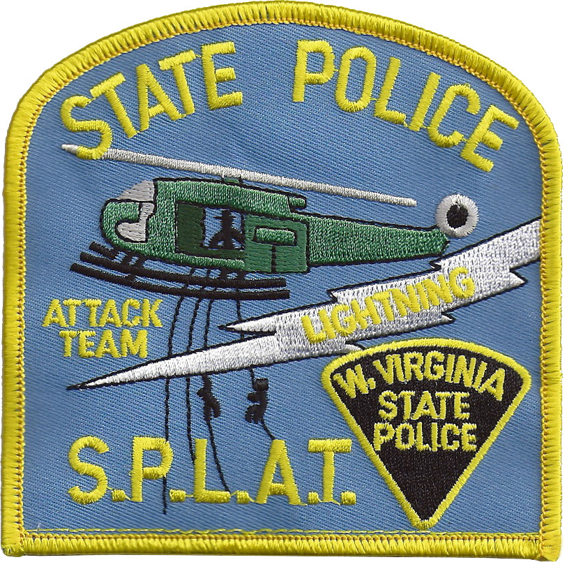 West Virginia State Police S.P.L.A.T. Attack team Patch