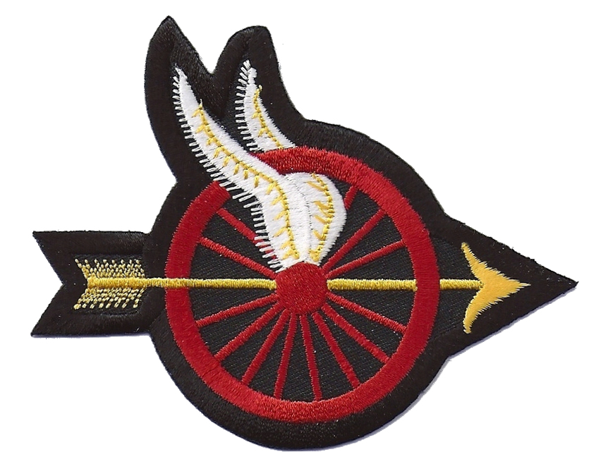 Wings and Wheels Motorcycle Police Right Sleeve Shoulder Patch