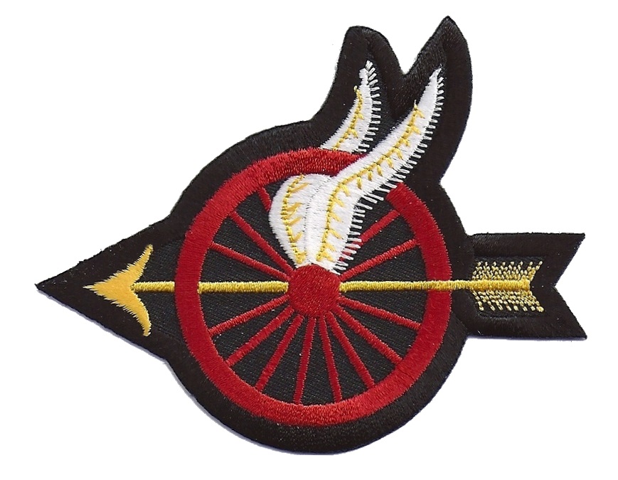 Wings and Wheels Motorcycle Police Left Sleeve Shoulder Patch
