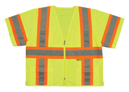 Hi Visibility ANSI Class 3 Reflective Vest - First Responders/Crossing ...