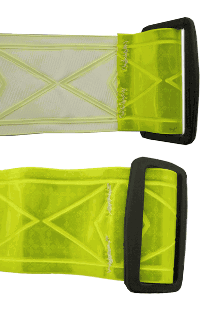 High Visibility Reflective Belt, Pull-through Buckle, Made in USA ...