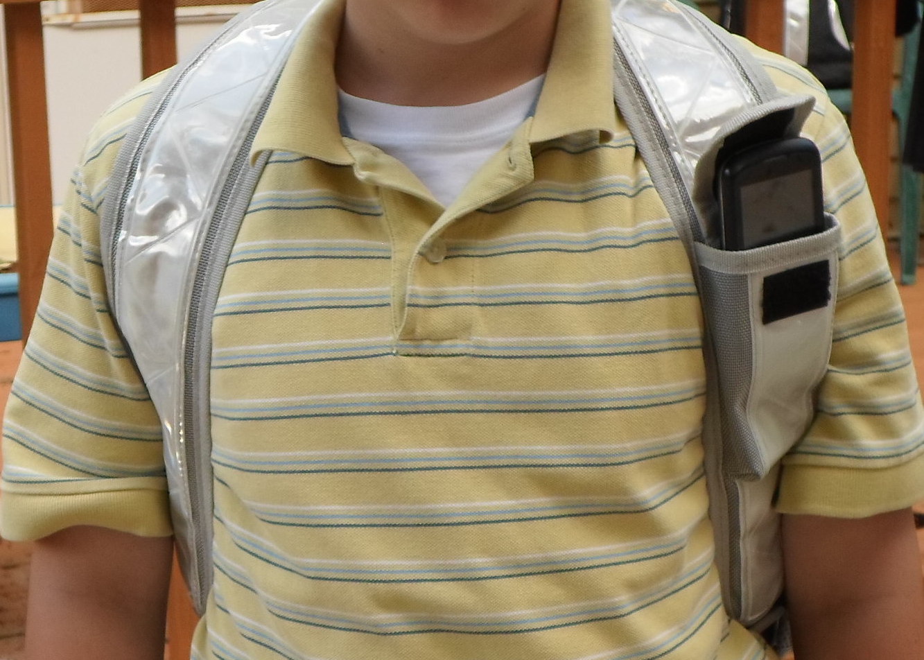 Reflective Backpack - Black or Silver, with over 150 sq. inches of ...