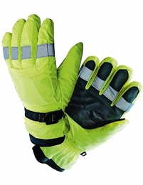 Hi Visual Traffic Control Glove with 3M Scotchlite Reflective Strips ...