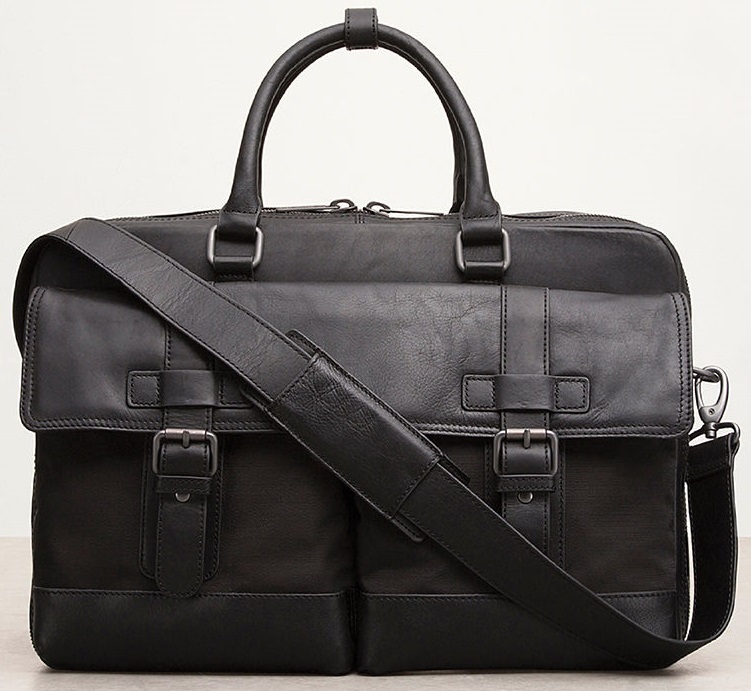 Kenneth Cole Nylon & Leather Convertible Backpack