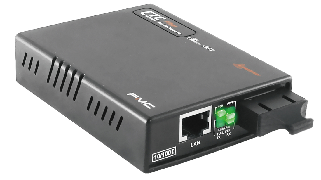 FMC-10/100i, Fast Ethernet In-Band Managed Media Converter