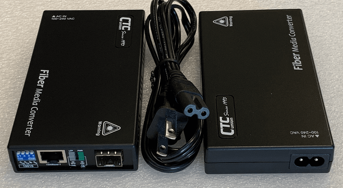 FMC-1001S-AC, 10/100/1000Base-T to 100/1000Base-X SFP Media Converter ...