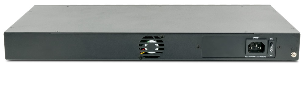 FMC-1800-AC, 1U Managed GbE Media Converter Rack 18x100/1000Base-T to ...