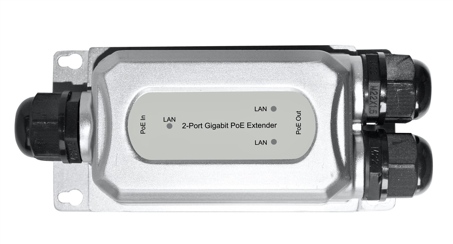 IEXT-POE102, Industrial IP67 Waterproof POE++ LAN Extender