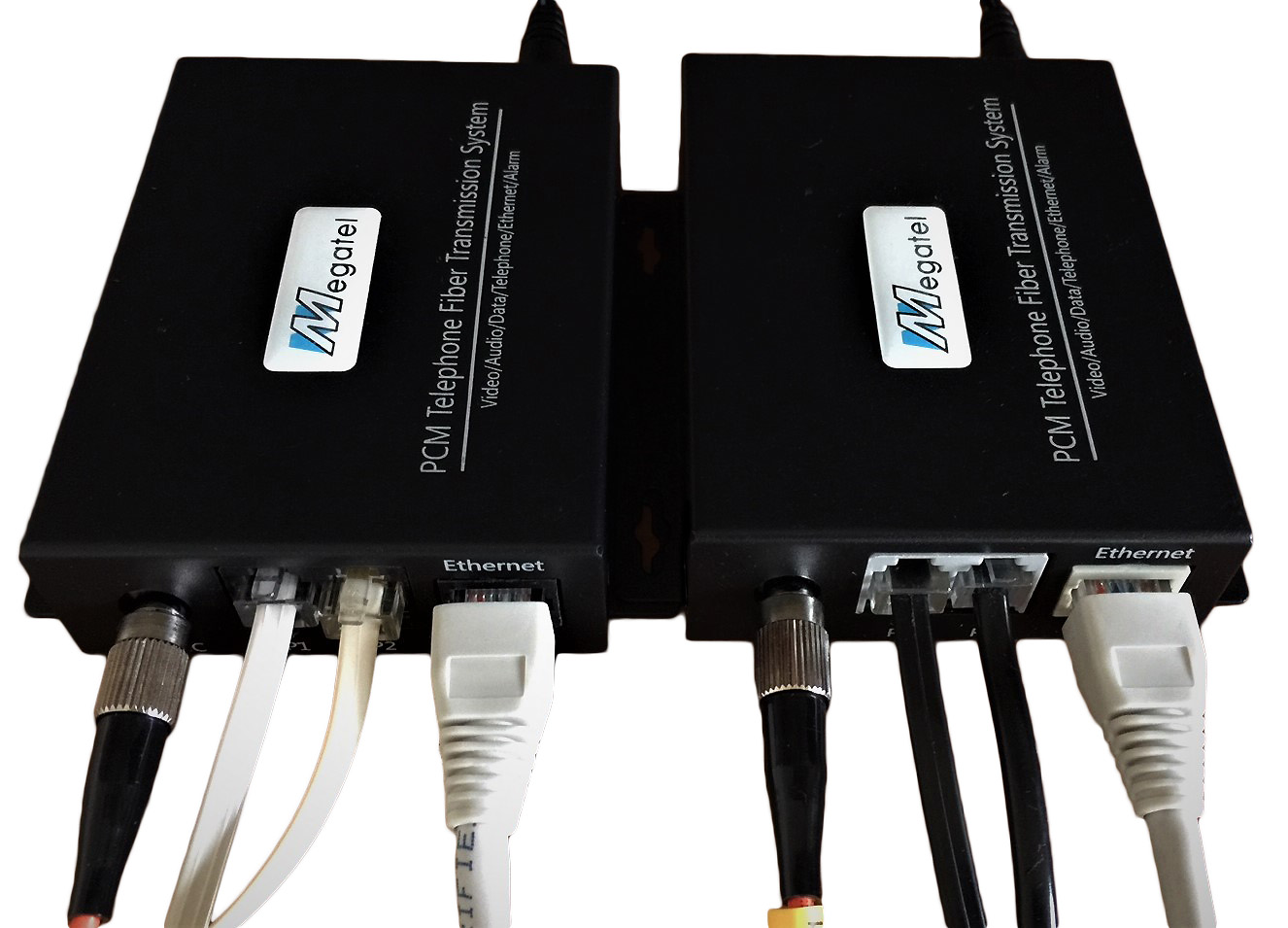 MC-FXO-2 and MC-FXS-2, 2 Channel POTS Phone Lines Over Fiber Converter