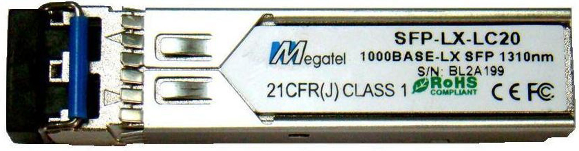 SFP-LX-LC20, 1.25G, SM, LC, 20Km