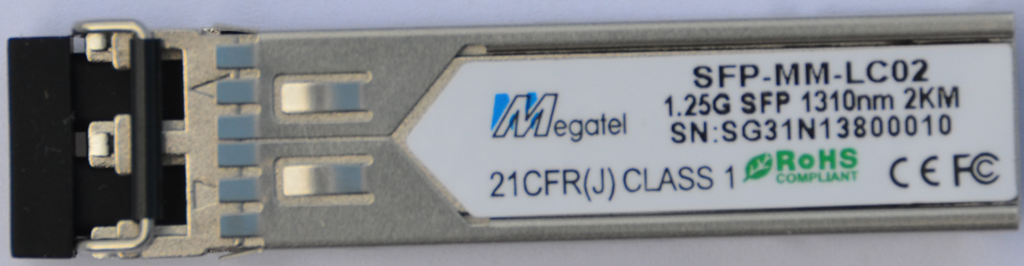 SFP-MM-LC02, 1.25G, LC, 2Km for MM
