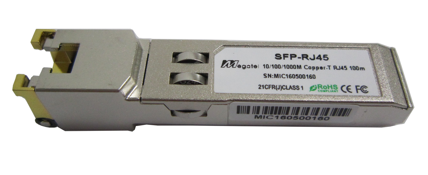SFP-RJ45, 10/100/1000Base-T Copper Module
