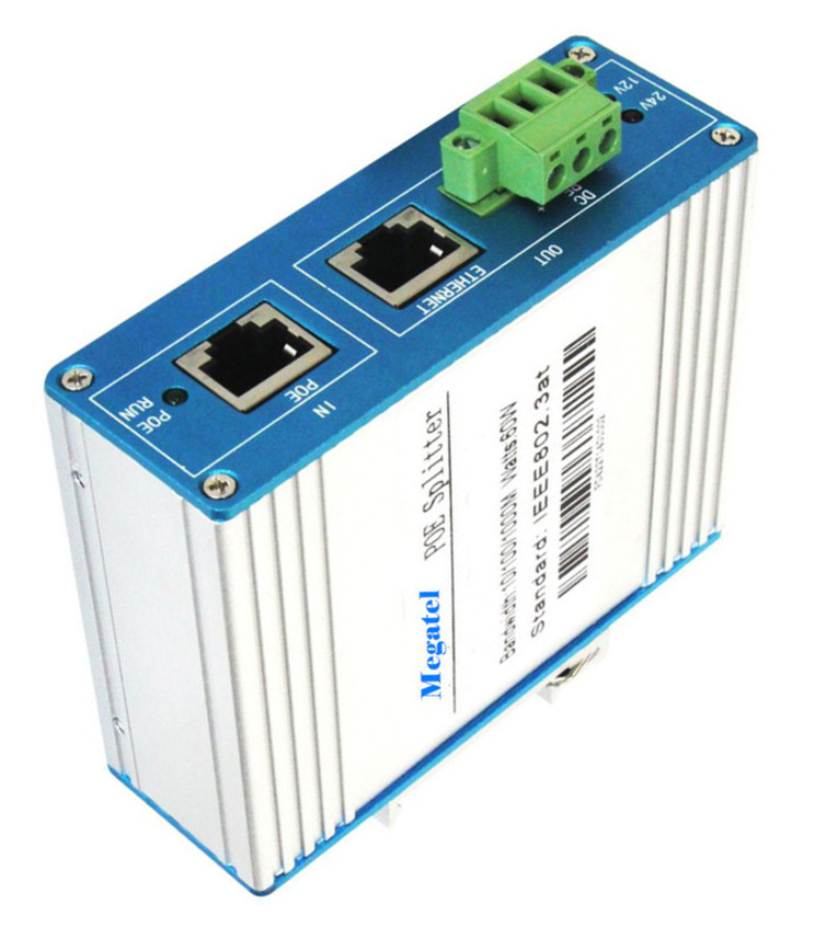 SPL-G01-60W, Gigabit High Power POE Splitter for DC12V or 24V 60W