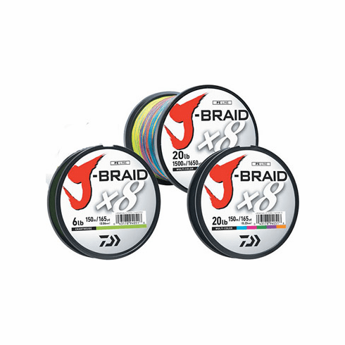 Daiwa J-Braid Line 30Lb thru 65Lbs Test 3,300Yds
