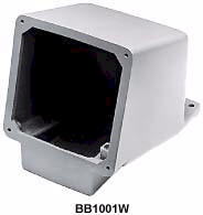 Hubbell BB1001W 15 Degrees Metallic Back Box for 100A