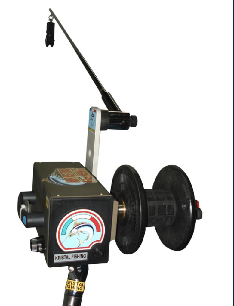 Kristal Fishing XL003 Deep Drop Electric Fishing Reel with Rod & Mount ...