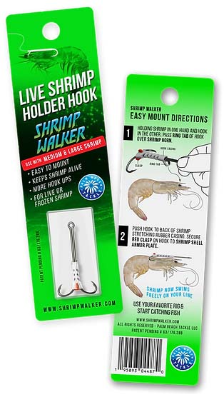Shrimp Walker - Live Shrimp Holder Hook - Shrimp & Crawfish Walker