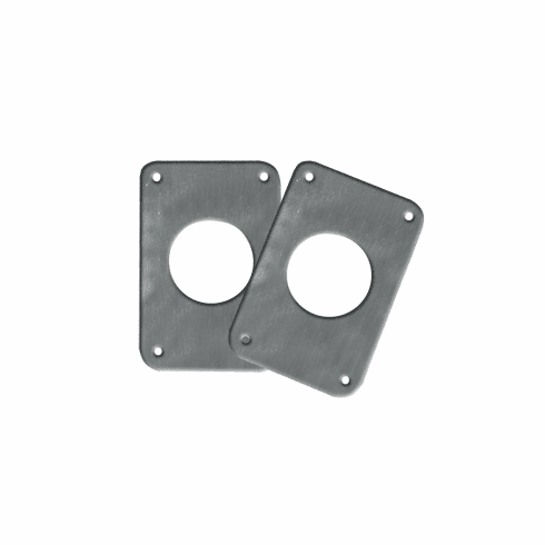 TACO Backing Plates for Grand Slam Outriggers - Anodized Aluminum