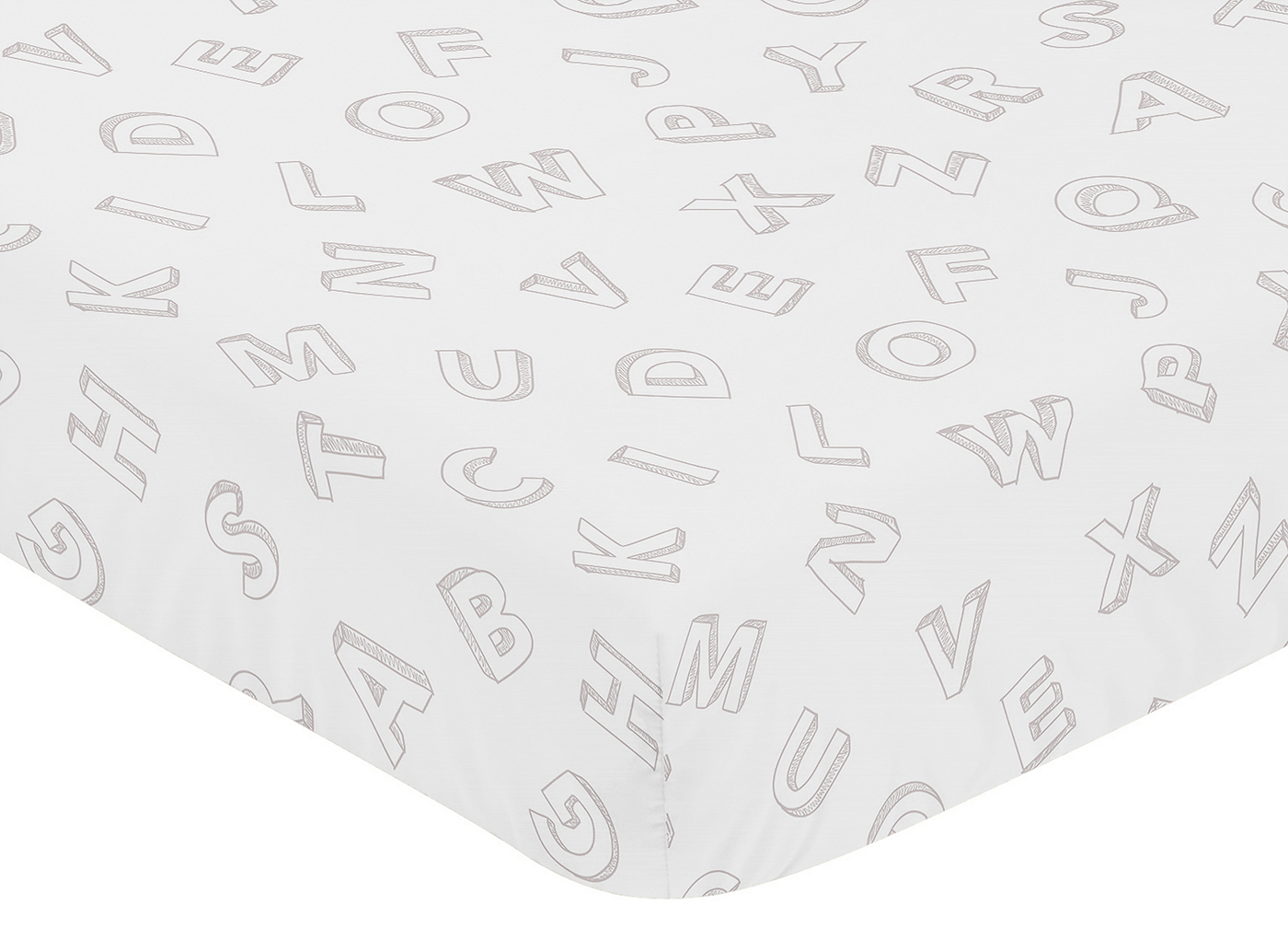 ABC Letters Collection Crib Sheet
