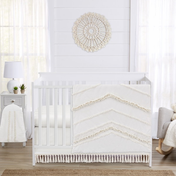 Boho Fringe Collection 5 Piece Crib Bedding