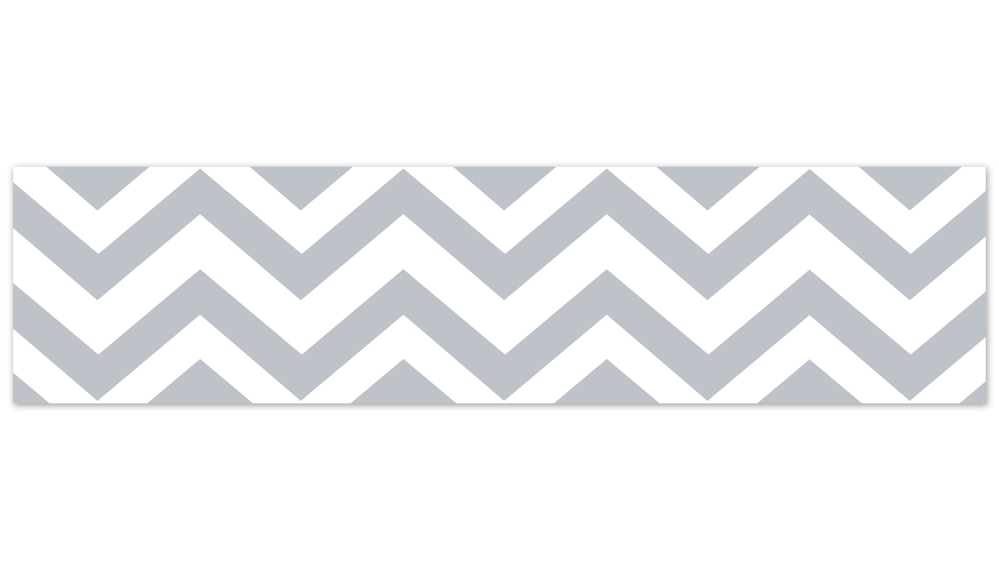 Pink And Grey Chevron Border
