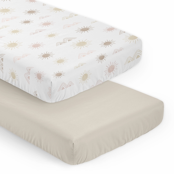 Desert Sun Collection 2 Pack Crib Sheets