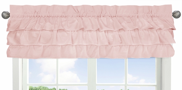 Harper Blush Pink Collection Window Valance