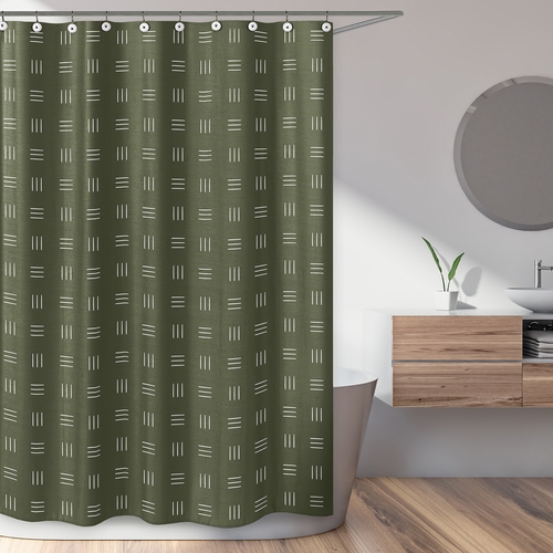 Jungle Collection Shower Curtain - Hatch Print