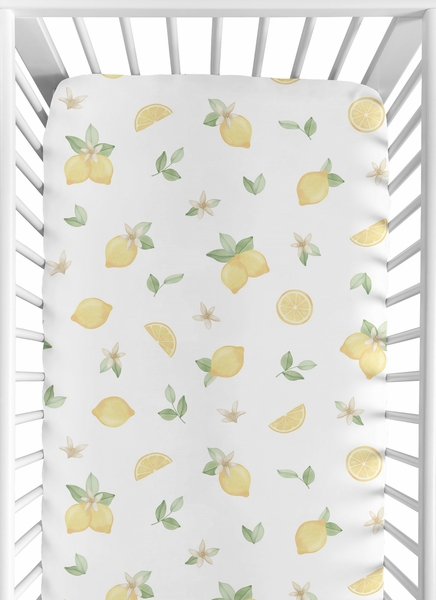 Lemon Collection Crib Sheet