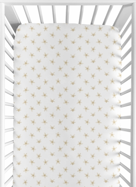 Lemon Collection Crib Sheet - Floral Blossom