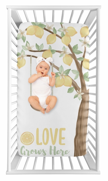 Lemon Collection Photo Op Crib Sheet