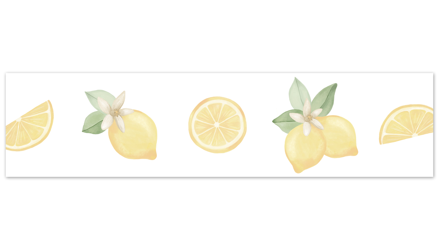 Lemon Collection Wallpaper Border