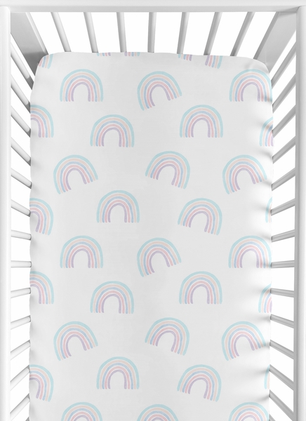 Rainbow Collection Crib Sheet
