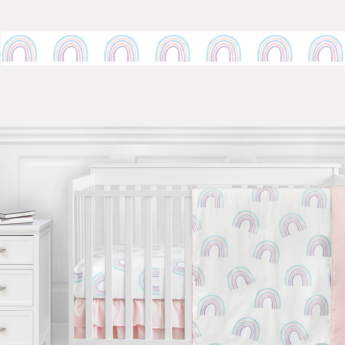 Rainbow Collection Wallpaper Border