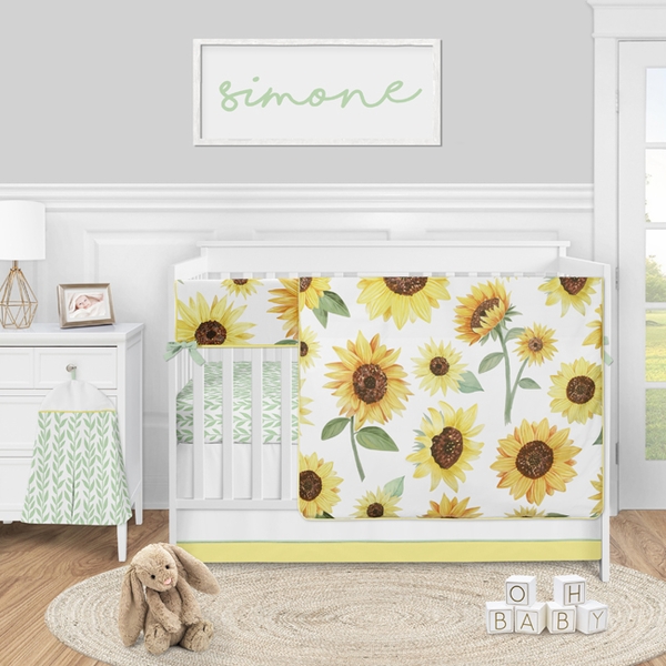 Sunflower Collection 5 Piece Crib Bedding
