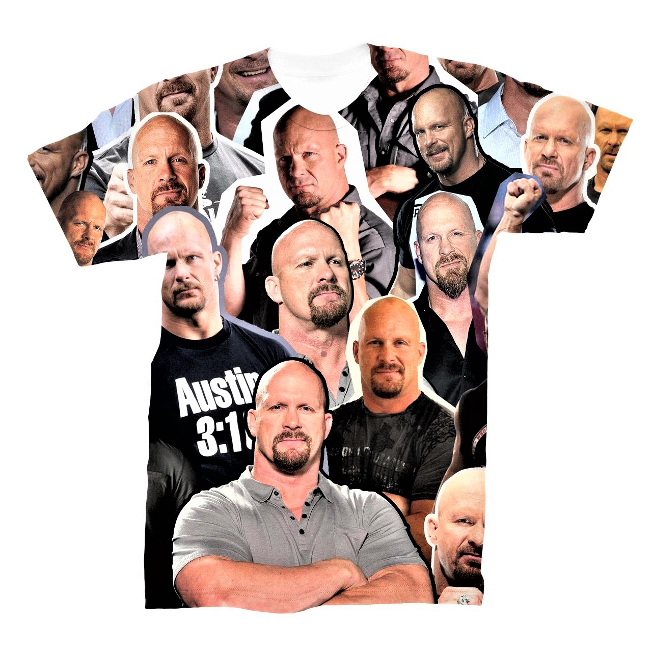 STONE COLD STEVE AUSTIN-COLLAGE