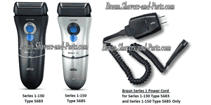 Braun.Shavers-and-Parts.com - Braun Shaver replacement Power Cords with ...