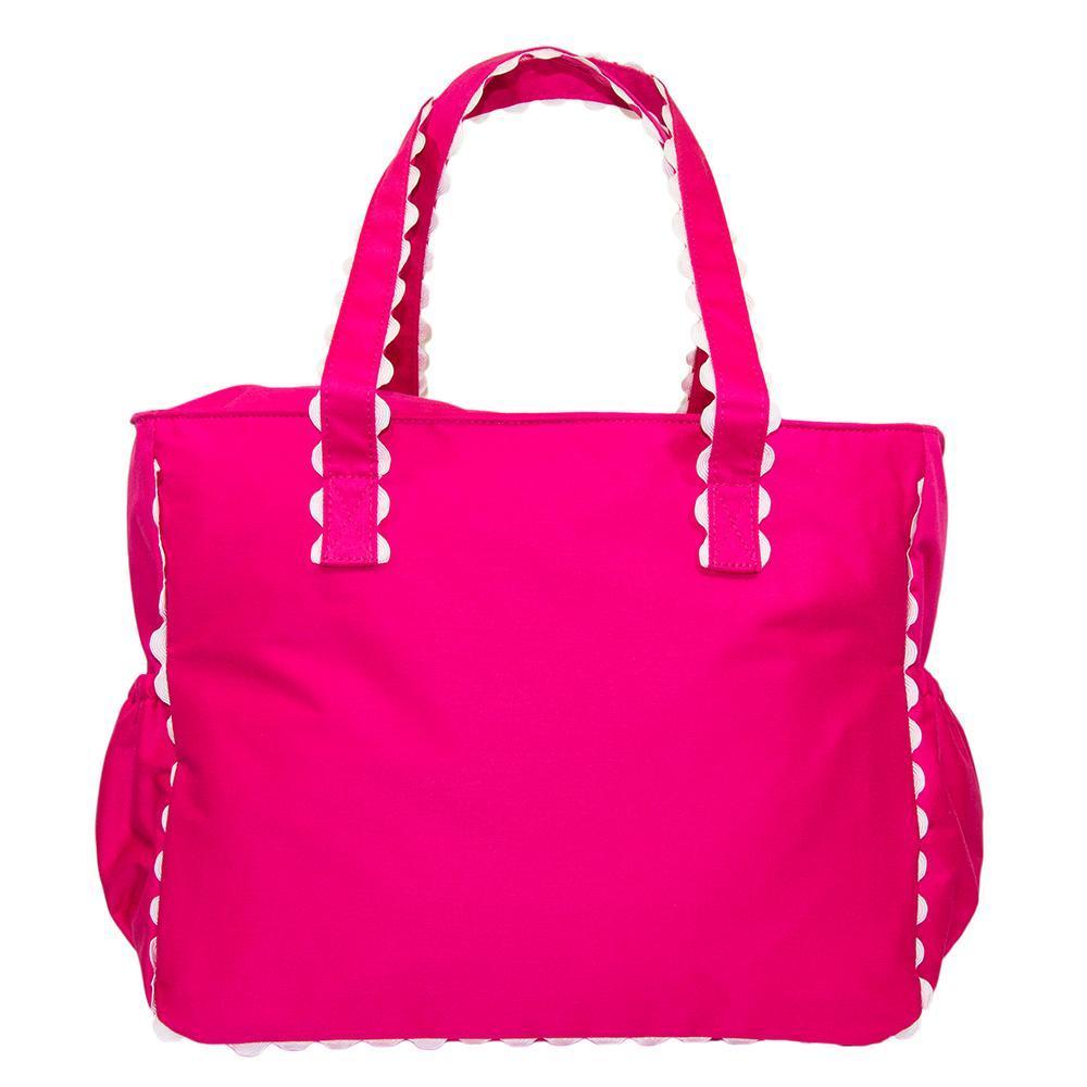 Main Street Collection Hot Pink Ric Rac Diaper Bag