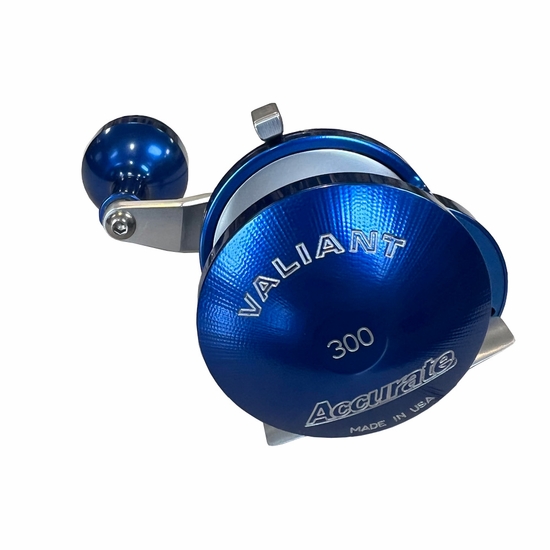 Accurate Boss Valiant BV-300L-BLS Conventional Reel - Silver/Blue ...
