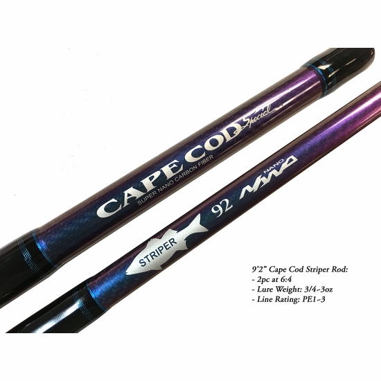 Black Hole Cape Cod Striper 9'2" Surf Spinning Rod - Black Hole Cape ...