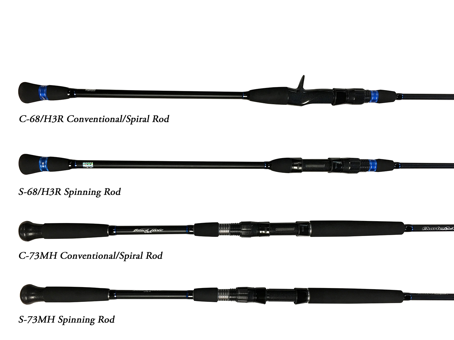 Black Hole Charter Special Rods - Black Hole