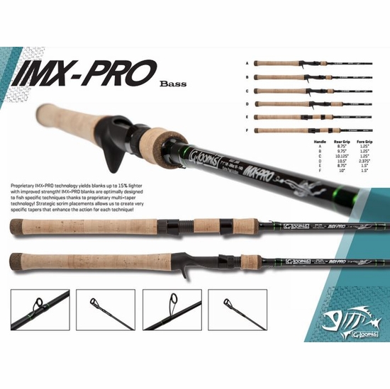 G.Loomis IMX-Pro Bass 954C Flip/Punch Conventional Rod - G.Loomis IMX ...
