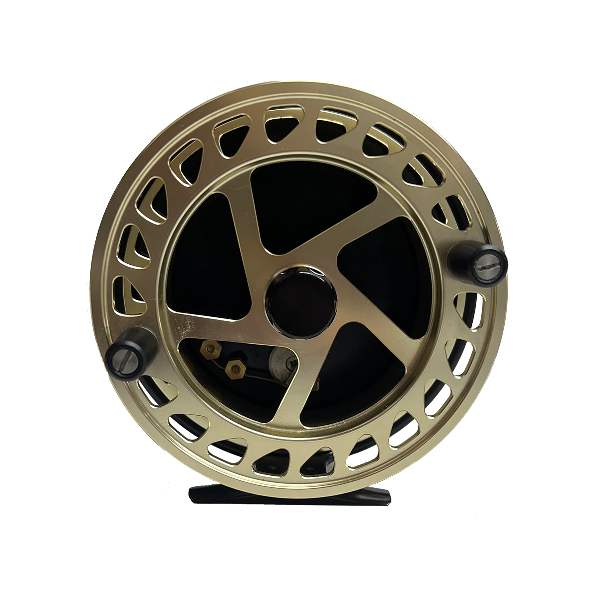 Raven Helix Centerpin Float Reel HXCPRG-B Gold/Black - Fly Fishing
