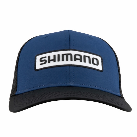 Shimano Fabric Patch Trucker Cap | Blue - Shimano