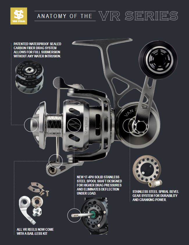 Van Staal VR Series Spinning Reels - Saltwater