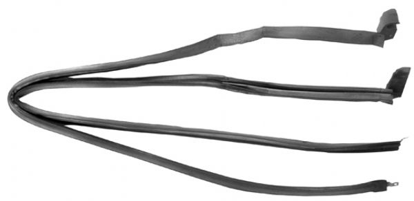 1965-66 Mustang Shelby Fastback Roof Rail Weatherstrip