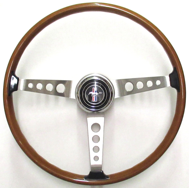 1965-67 MUSTANG REPRODUCTION DELUXE WOOD STEERING WHEEL KIT