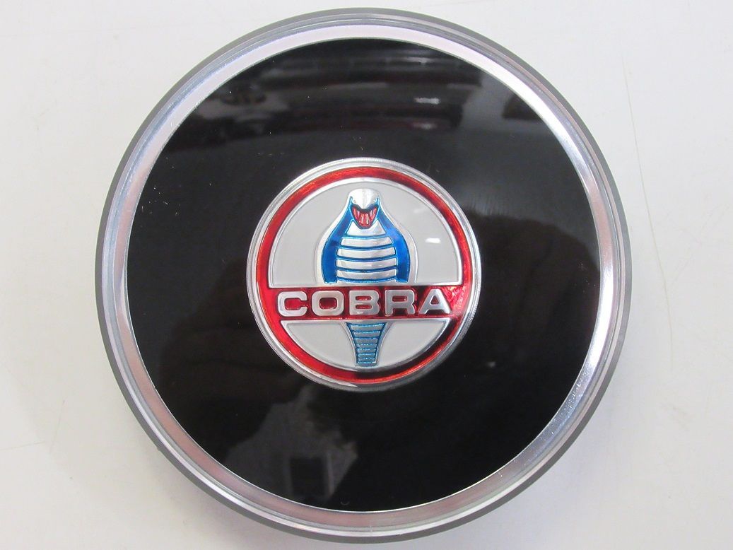 1965 SHELBY AND 427 COBRA O.E.M. STEERING WHEEL CENTER EMBLEM