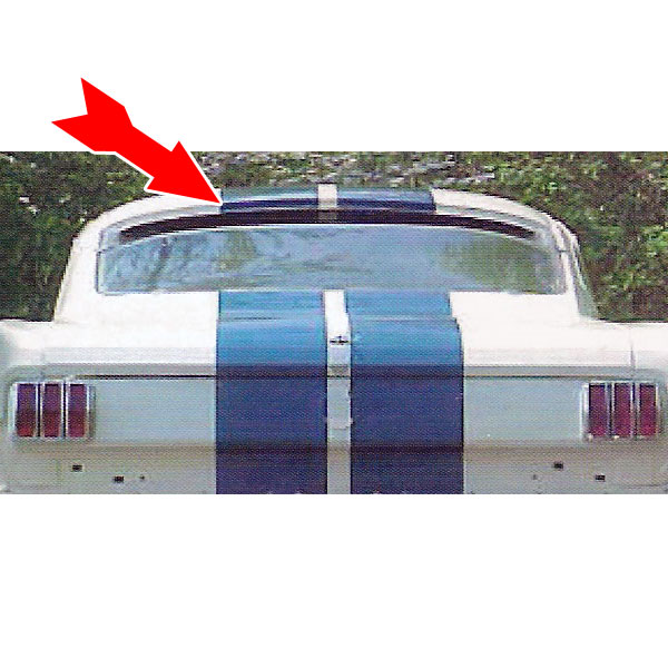 1965 Shelby R-Model Plexiglass Fastback Rear Window